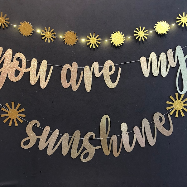 Sunshine Banner - Etsy