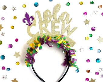 Mardi Gras Headband | Etsy