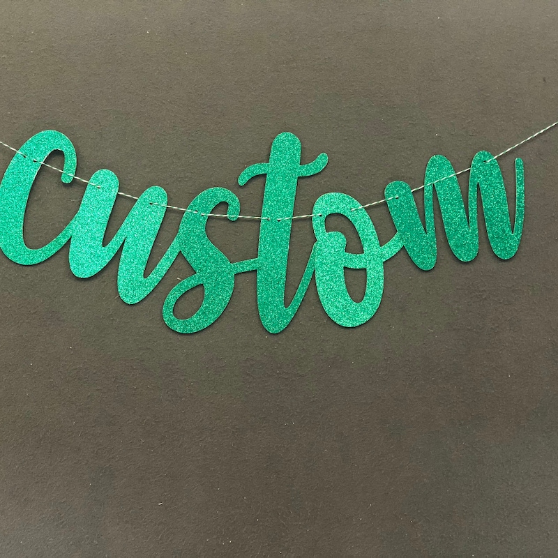 Green Banner - Etsy