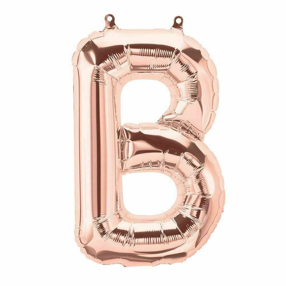 Rose Gold Letter Number Foil Balloons Personalised Custom | Etsy