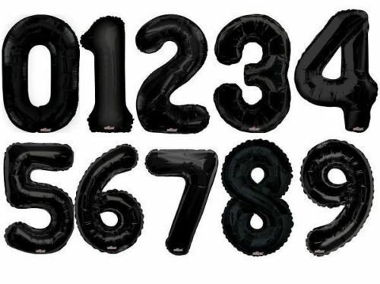 34 Giant Foil Number Balloons Air Helium Glitz Large Birthday | Etsy