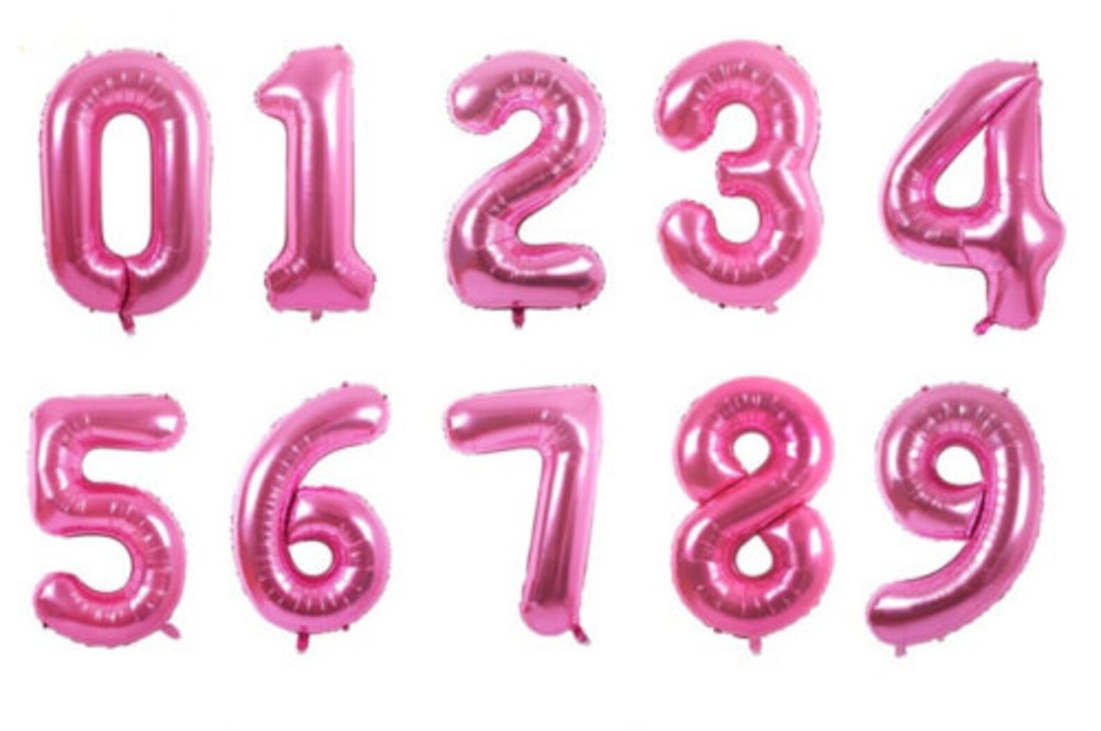 34 Giant Foil Number Balloons Air Helium Glitz Large Birthday | Etsy UK