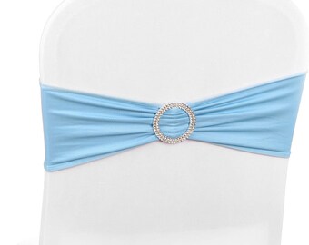 Baby Blue Chair Sashes - Etsy