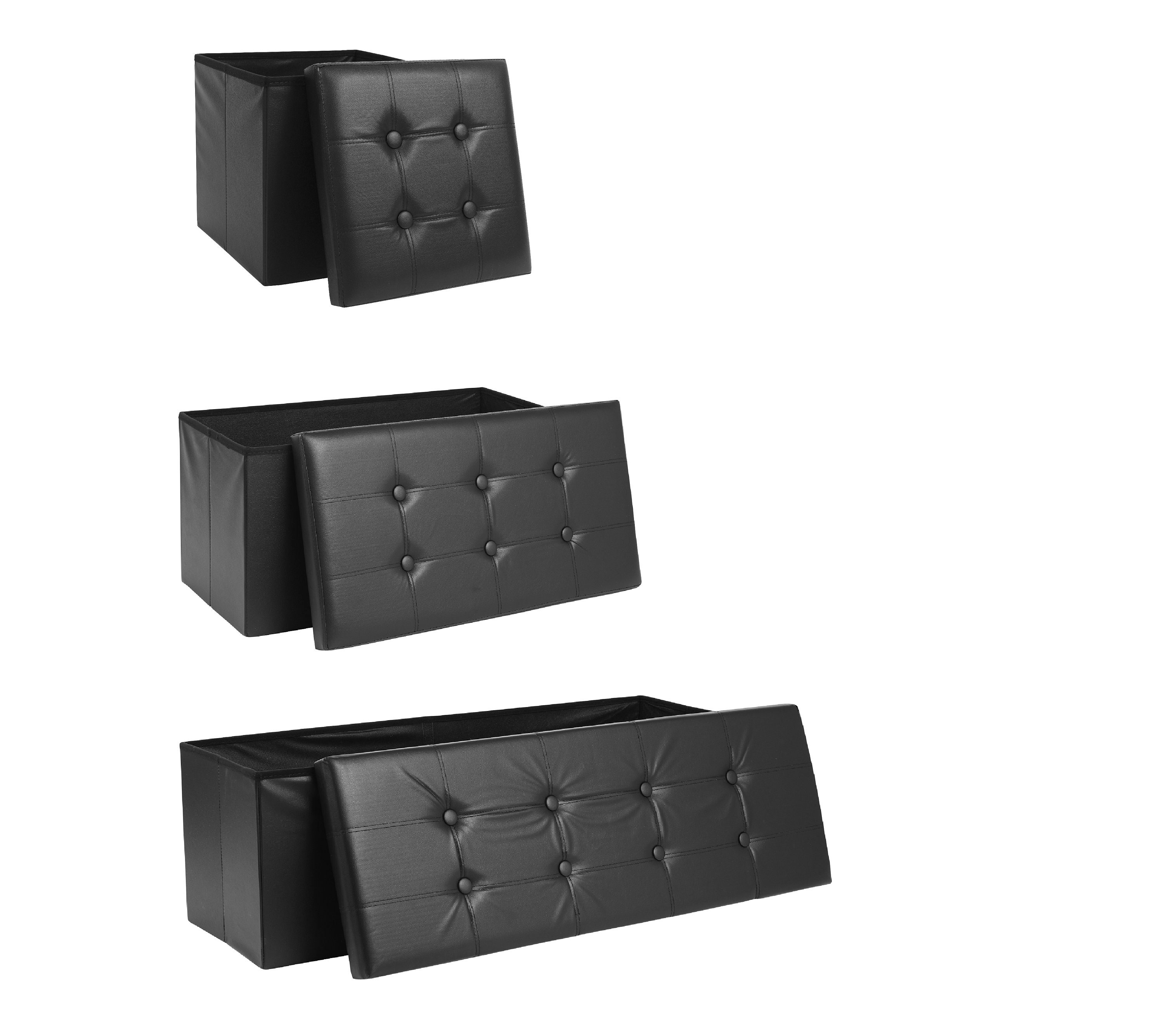 Ottoman Storage Seat Stool Trunk Toy Chest Bedding or Blanket - Etsy UK