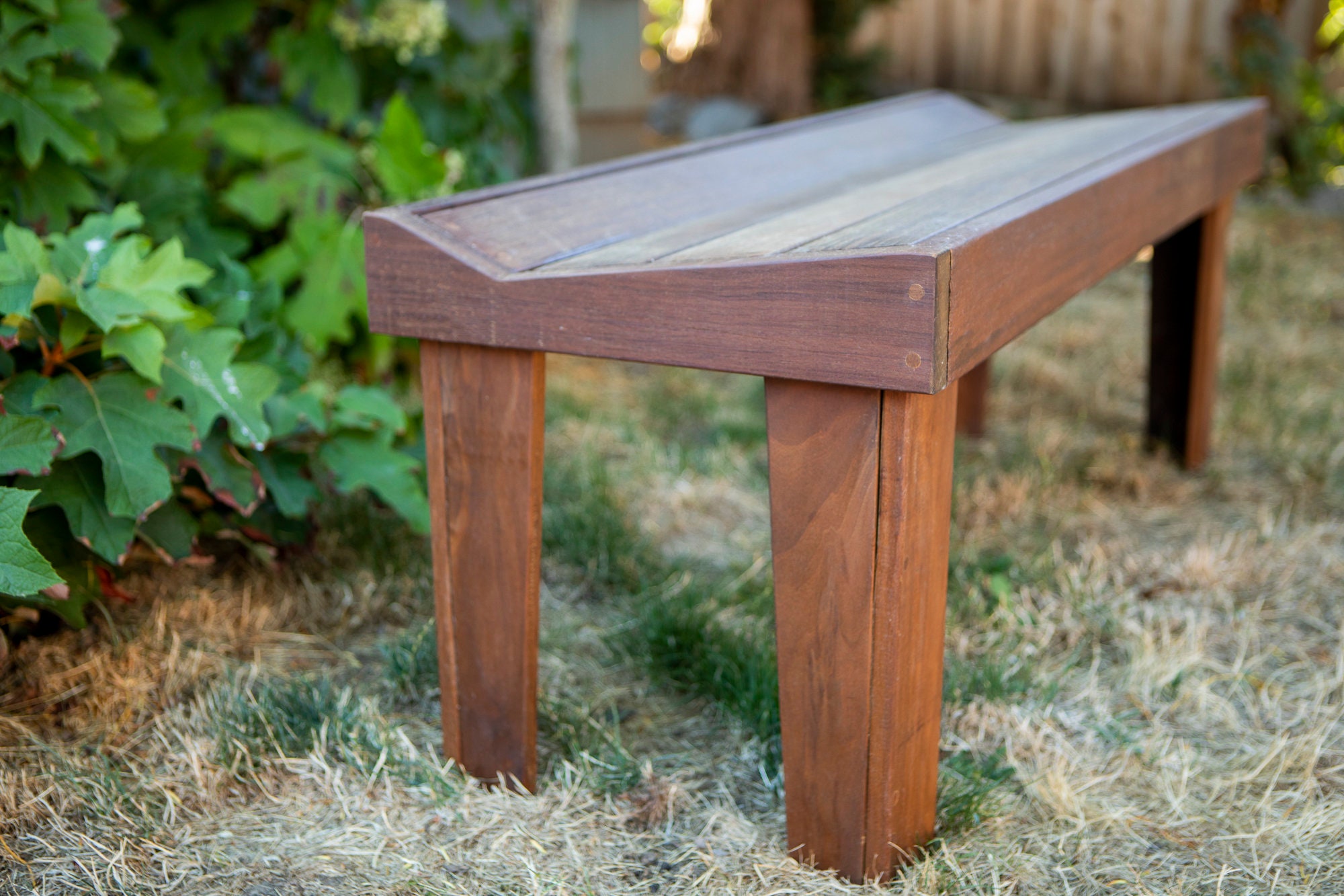 Custom Ipe Modern Outdoor Bench - Etsy