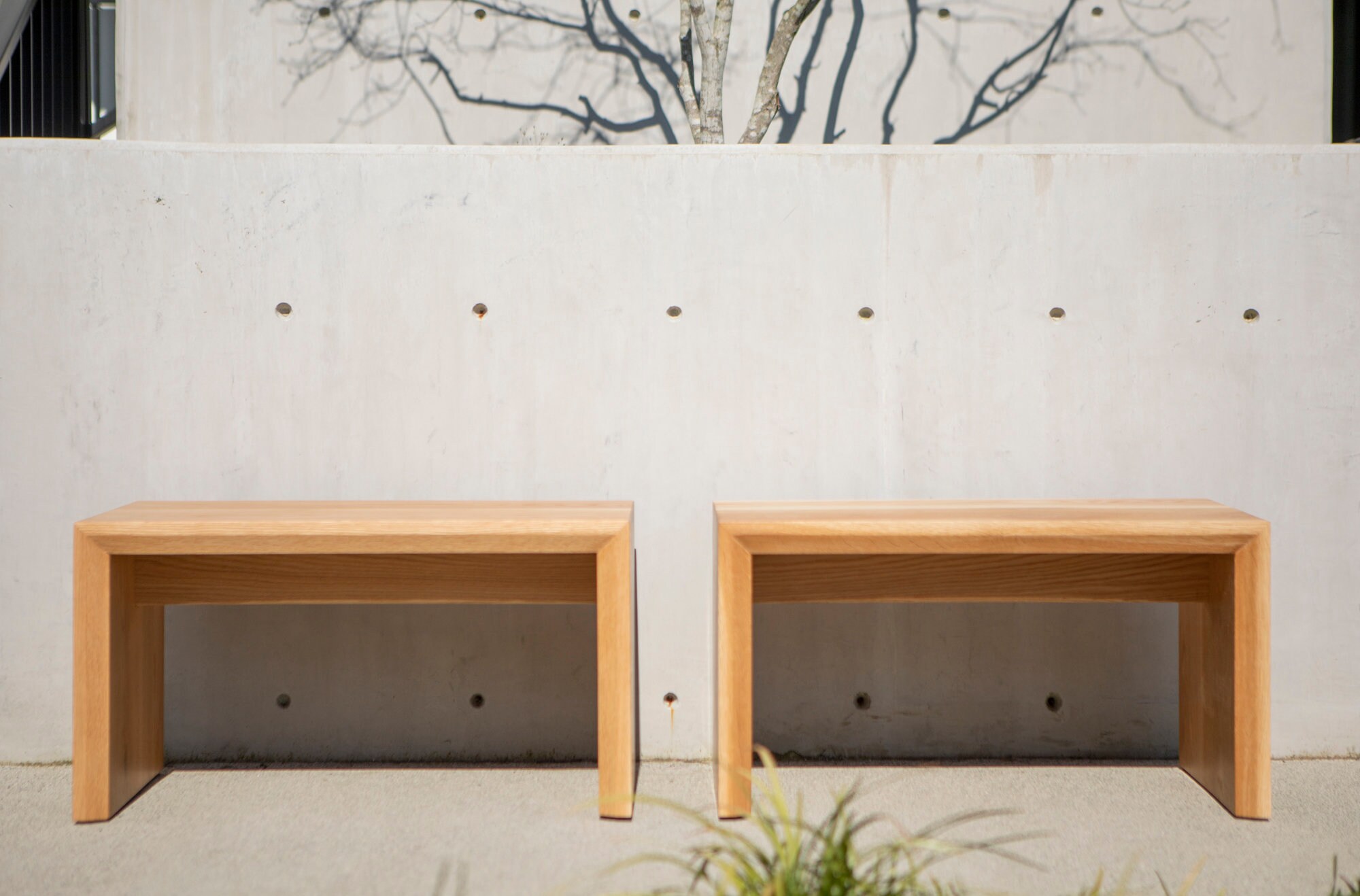 Modern Waterfall Bench - Etsy