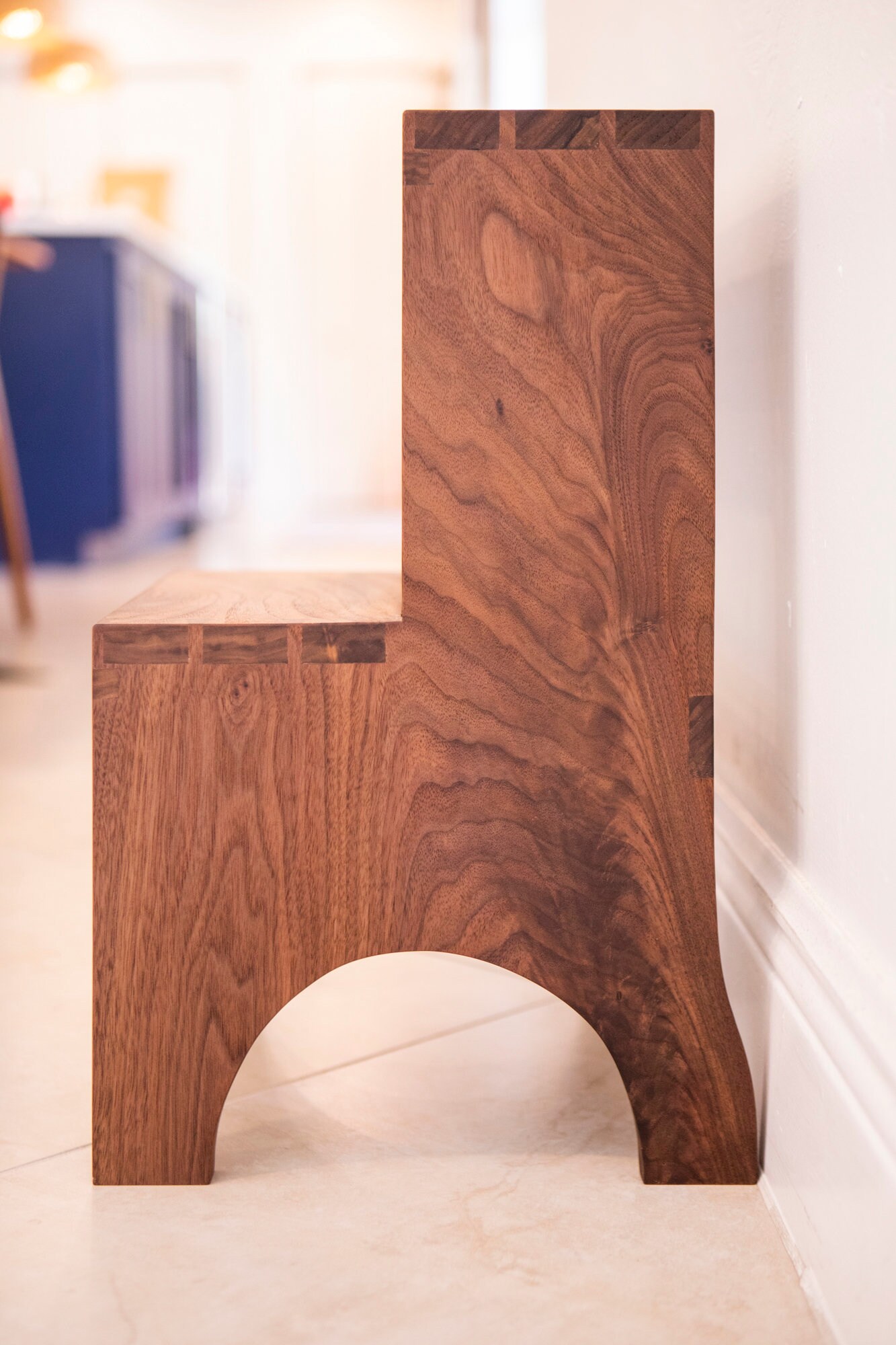 Shaker Style Step Stool in Walnut - Etsy