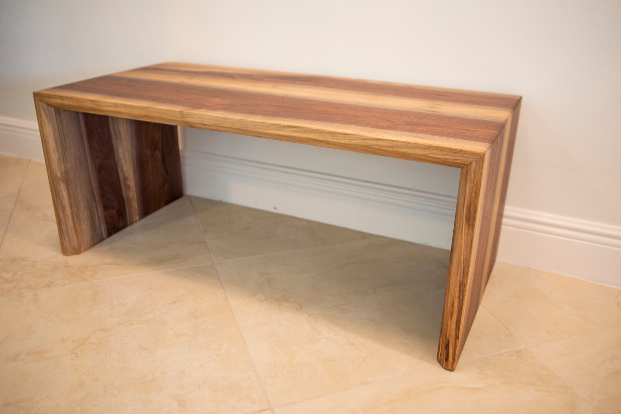 Modern Waterfall Bench - Etsy