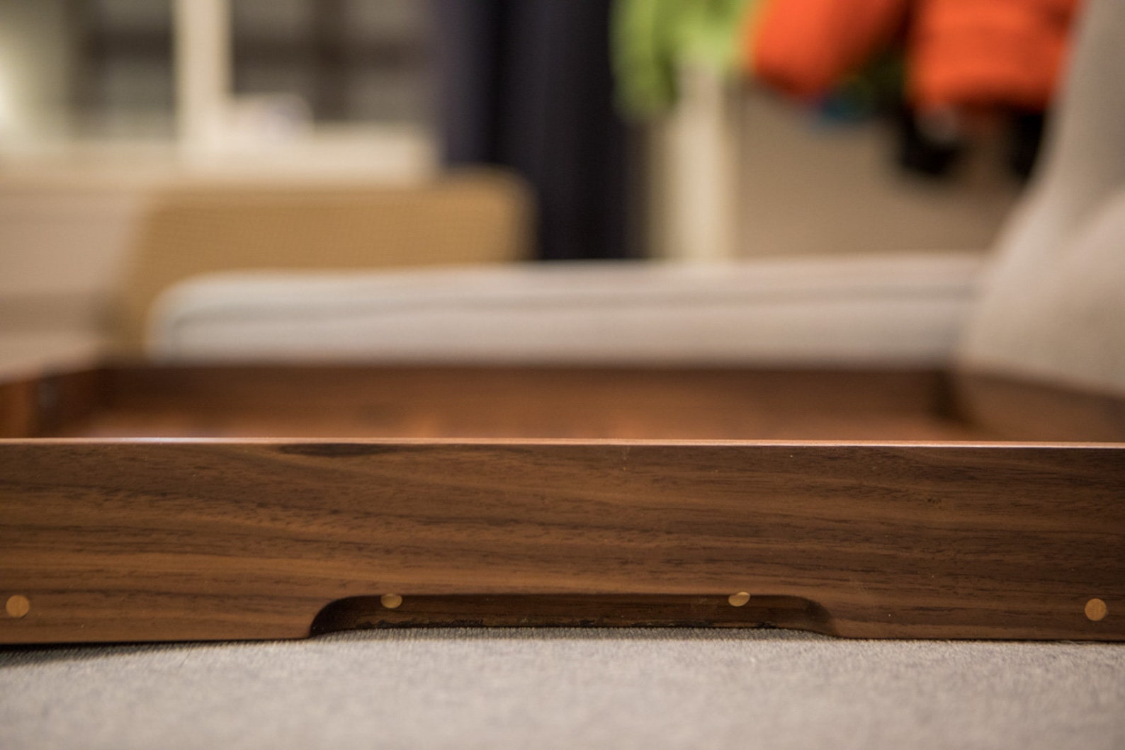 Hardwood Ottoman & Breakfast Tray - Etsy