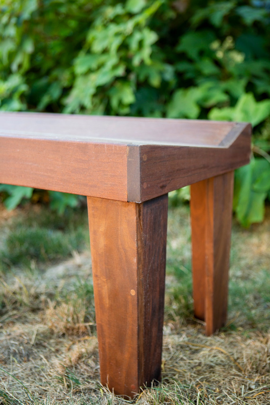 Custom Ipe Modern Outdoor Bench - Etsy