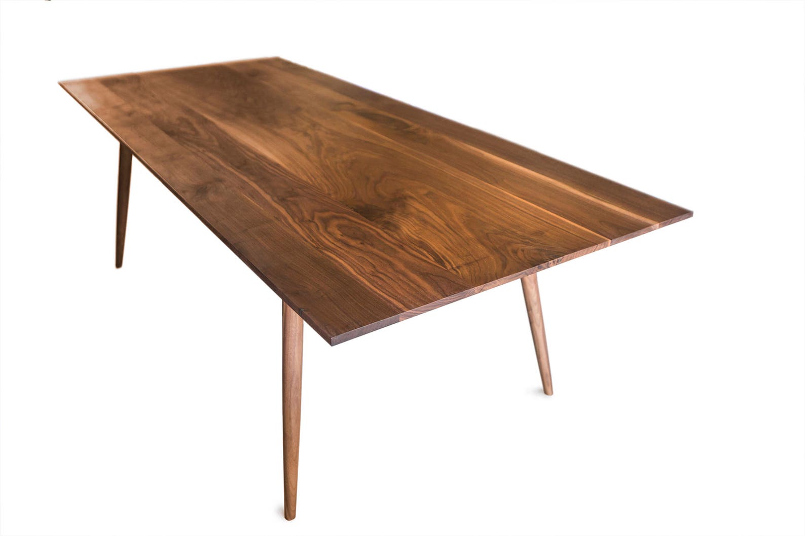 Mid Century Modern Design Walnut Dining Table - Etsy