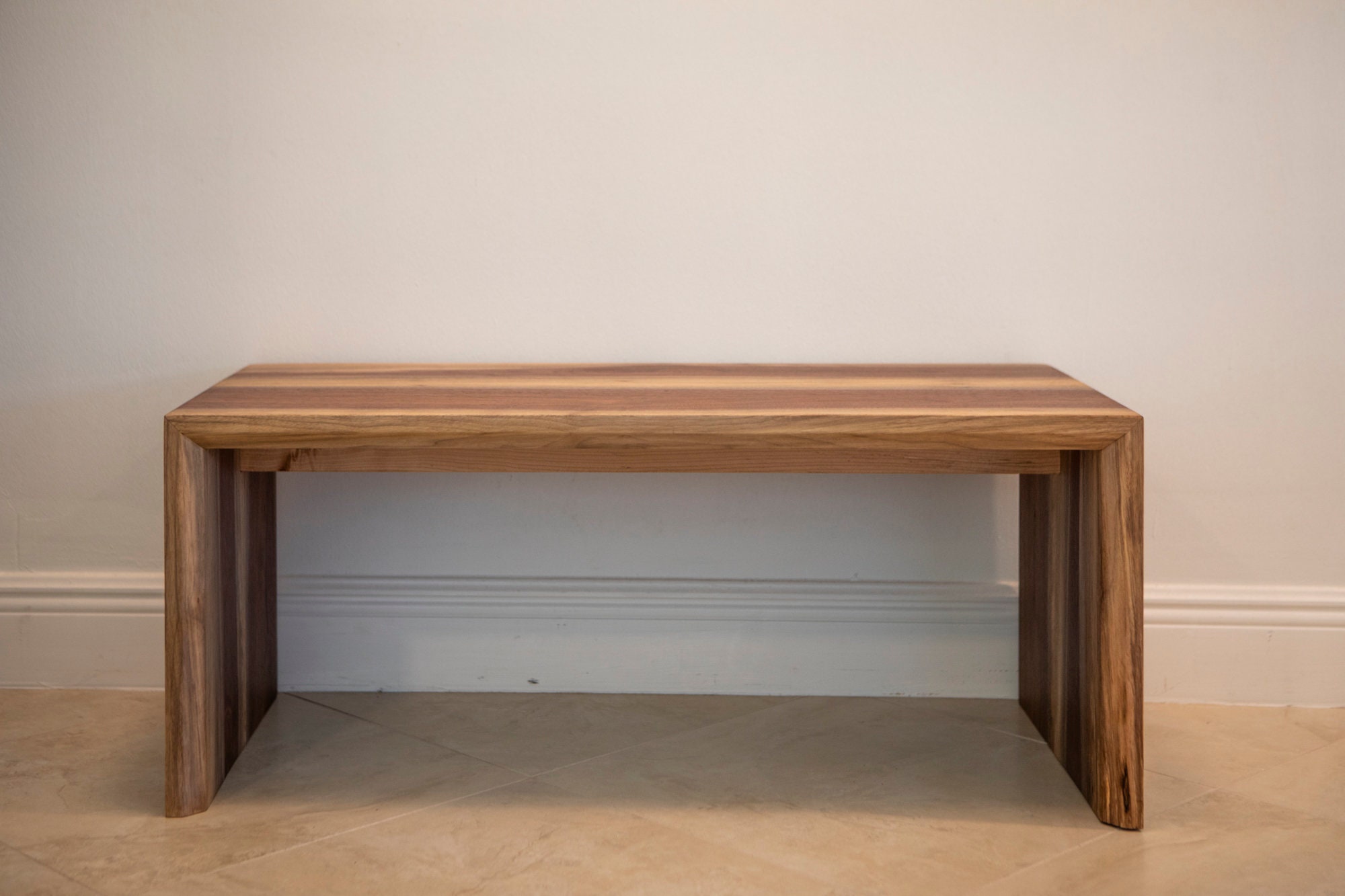 Modern Waterfall Bench - Etsy