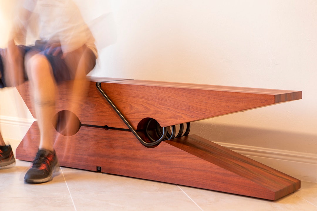 Handmade Pop-art Clothespin Bench - Etsy