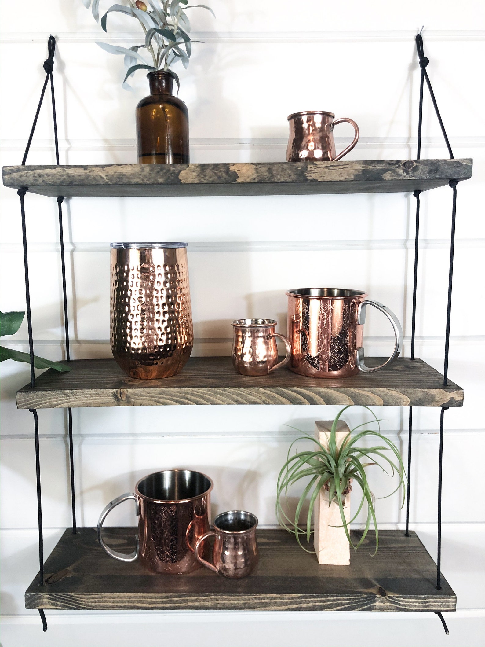 Ropes Shelves Floating Shelf Hanging Shelves Rope Shelf - Etsy