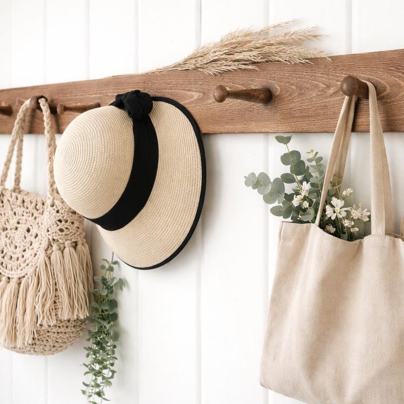 Peg Rack With Knobs - Etsy