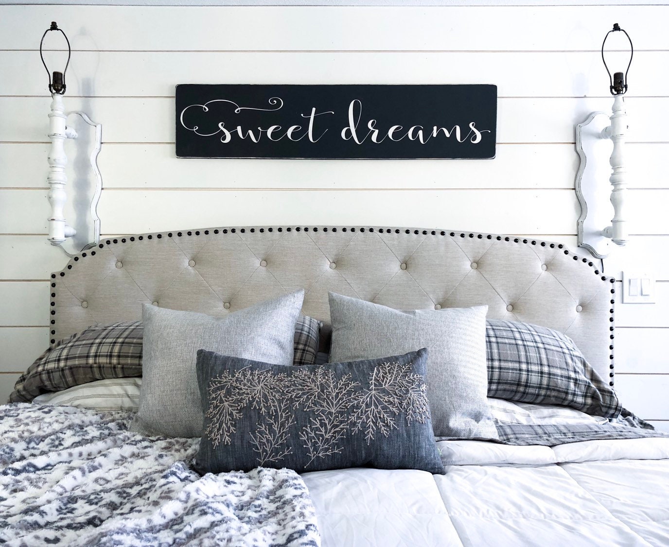 Home & Living Wall Hangings Sign for Bedroom Above Headboard Decor ...