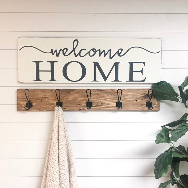 Rustic Coat Rack - Etsy