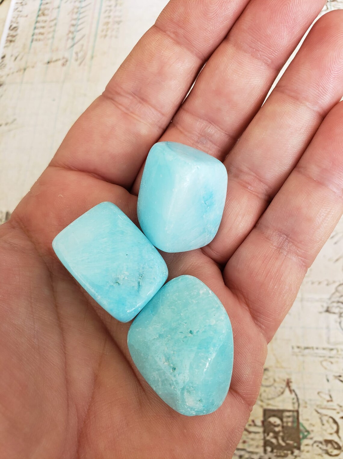 Large Blue Argonite Tumbled Argonite Stones Healing Crystal - Etsy