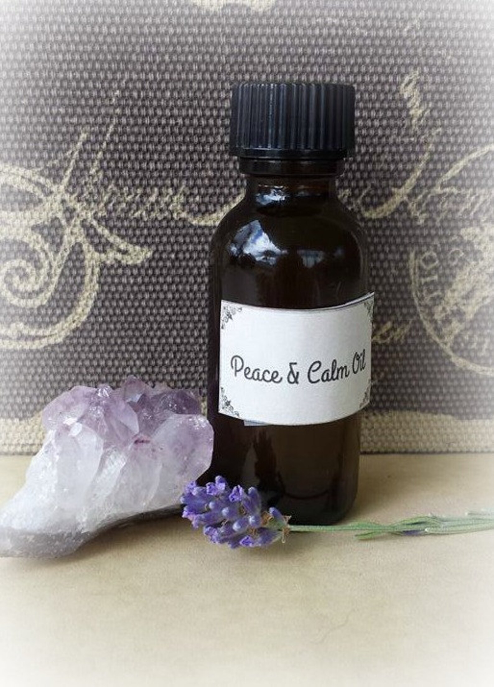 Peace and Calm Oil Relaxation Oil Amethyst Crystal Oil - Etsy