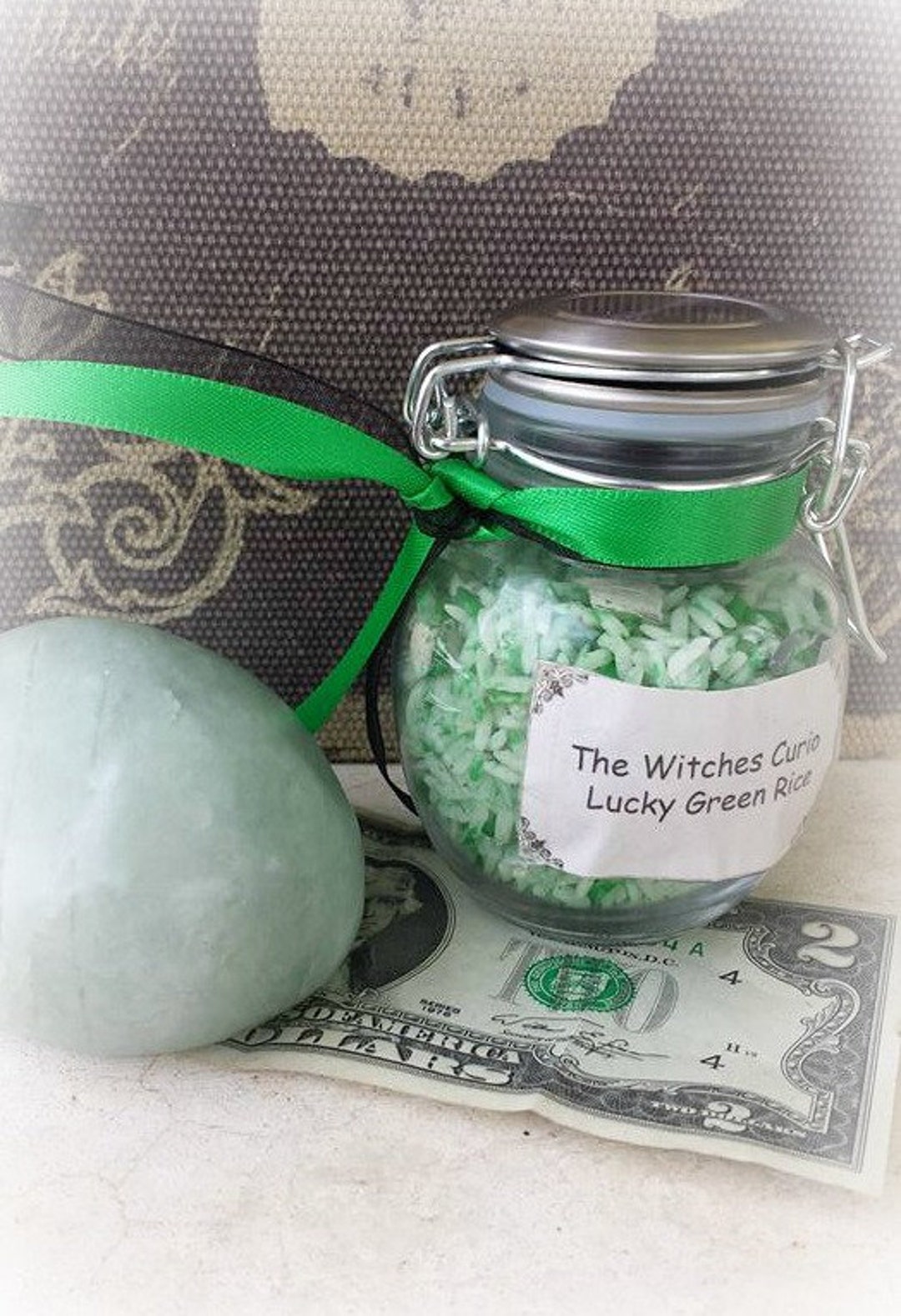Lucky Green Rice, Money Spell, Witches Potion, Money Potion, Wicca ...