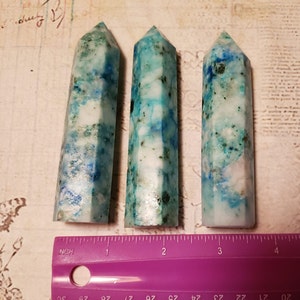 Phoenix Stone Tower Chrysocolla Towers Sage Stone Healing | Etsy