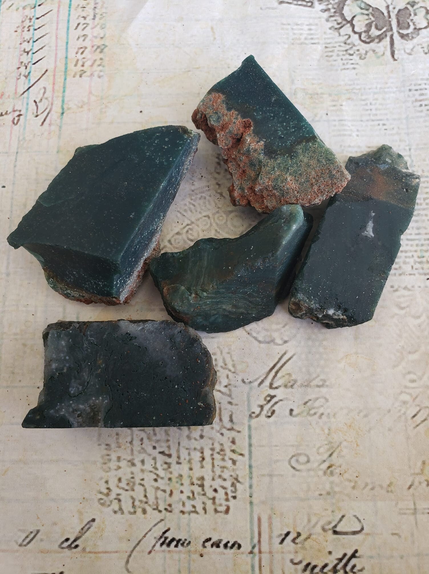 Raw Large Green Ocean Jasper Ocean Jasper Chunks Green Ocean - Etsy