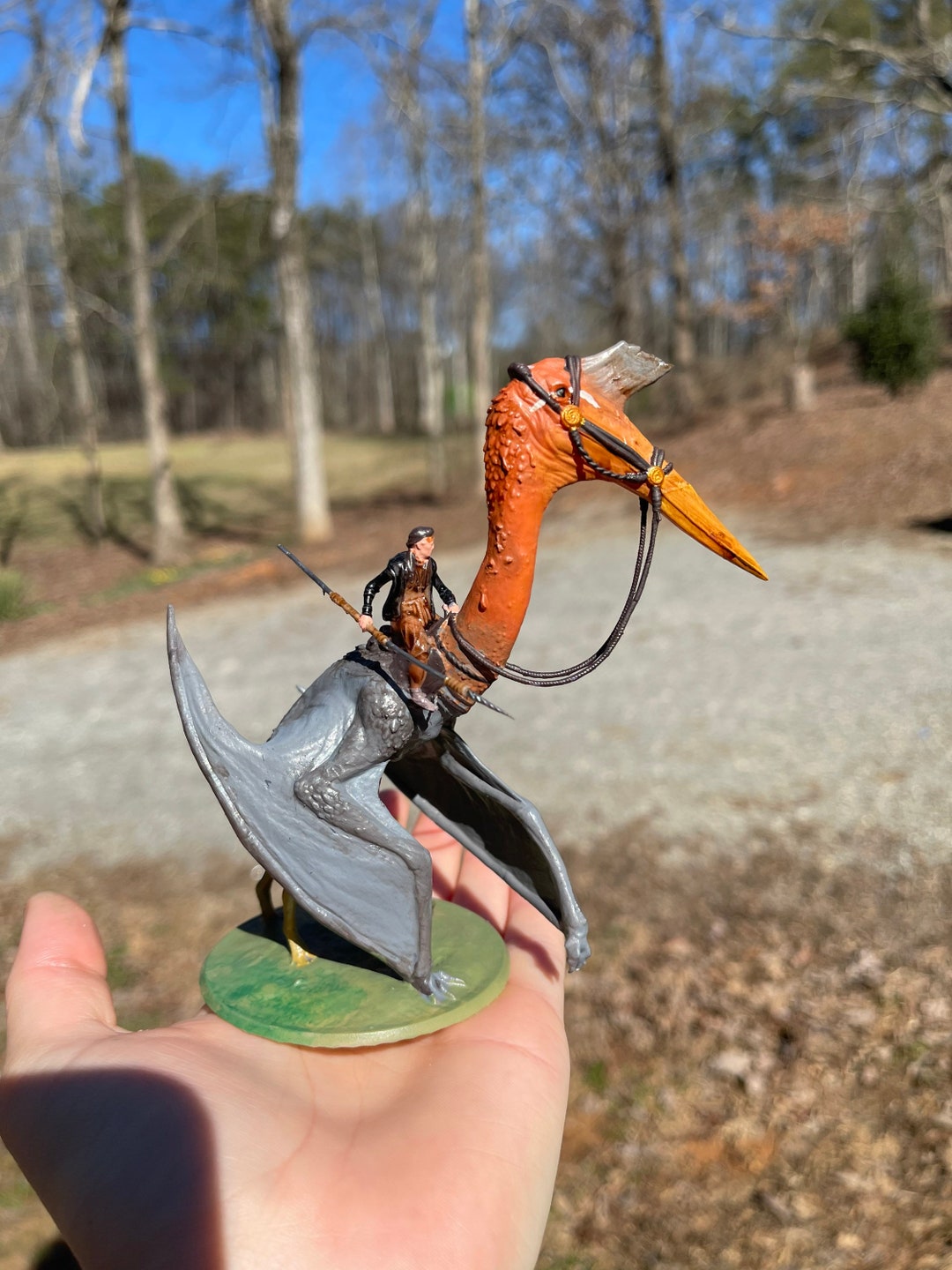 Mounted Quetzalcoatl 75mm Dnd Resin 3D Printed Mini Figure Hand Painted ...