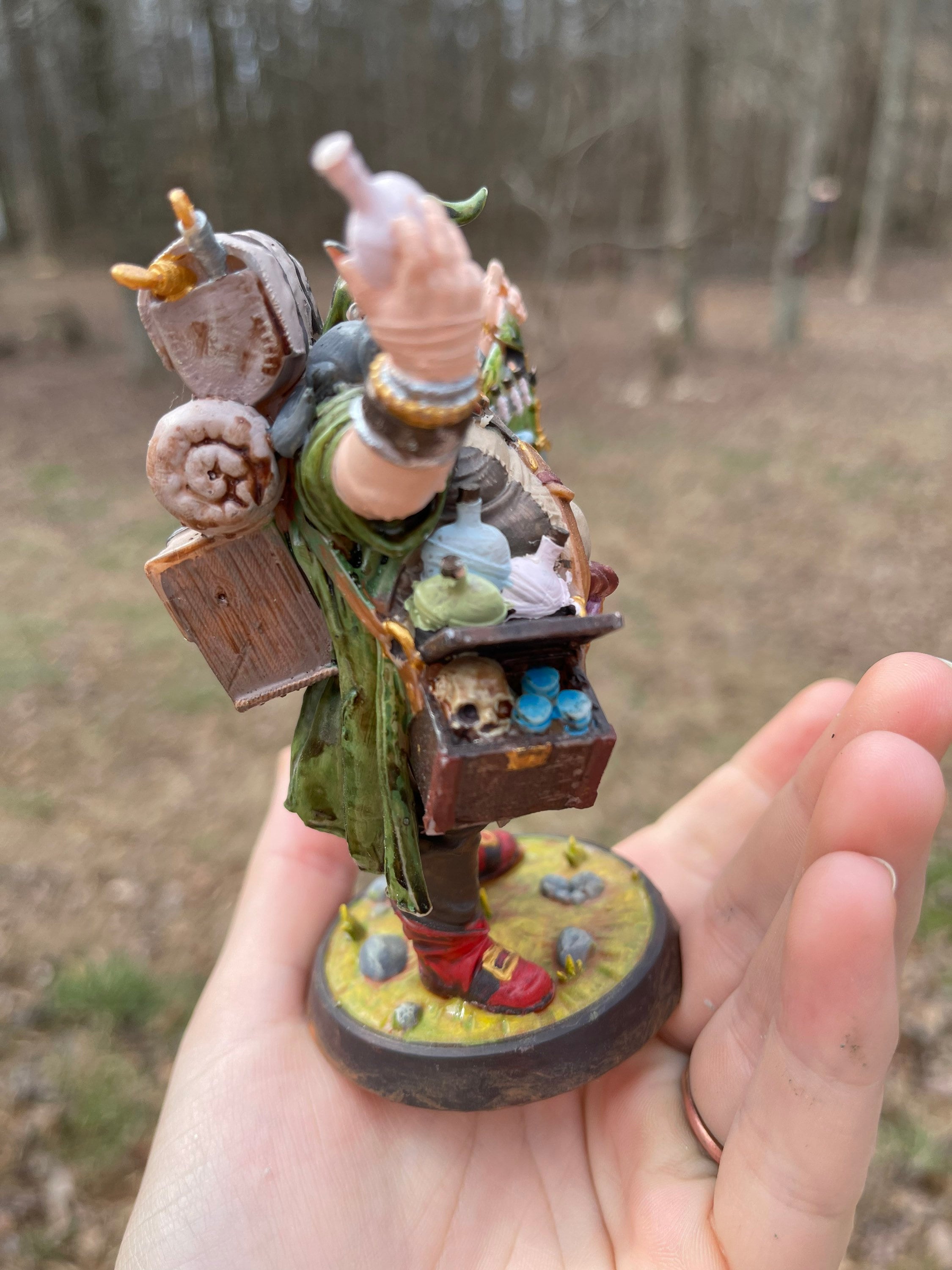 Shady Merchant 75mm Dnd Resin 3D Printed Mini Figure Hand Painted Hand ...