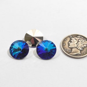 Bermuda Blue CAL (47ss, 12mm, 14mm, or 18mm) Preciosa 1122 Rivoli ...