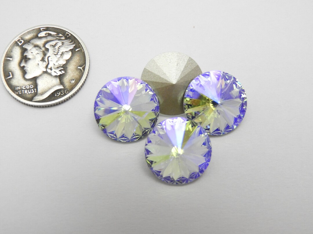 Light Azore Illumine F 12mm Swarovski 1122 Rivoli Stones - Etsy