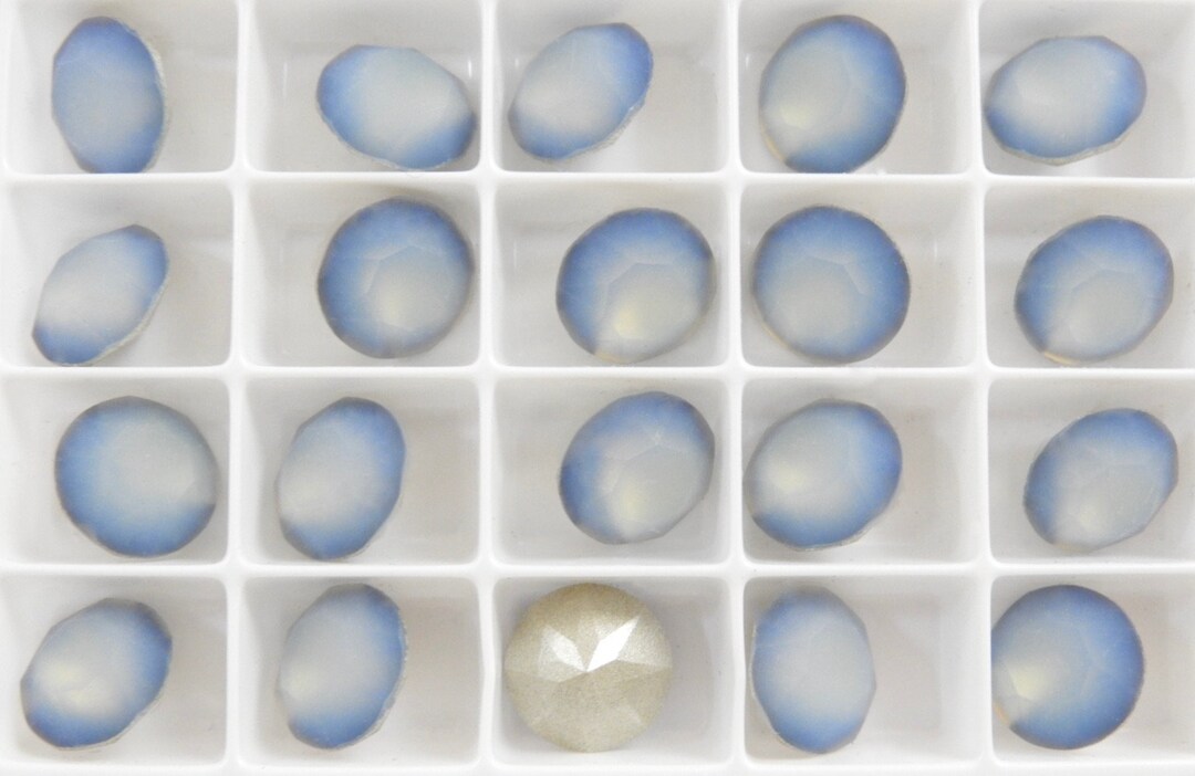 White Opal Starshine Matte F (47ss-10mm) Swarovski 1088 Chatons ...