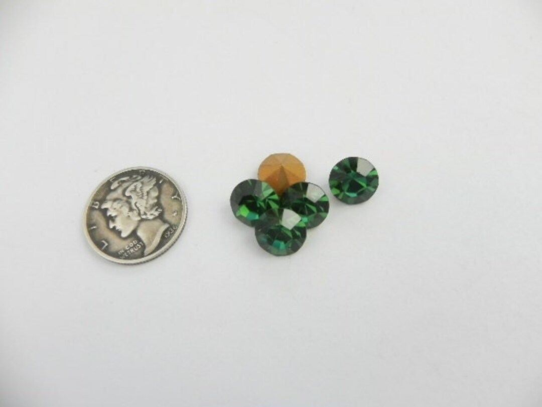 Green Turmaline GF (39ss -8mm) Vintage Swarovski Art 1100 Chaton ...