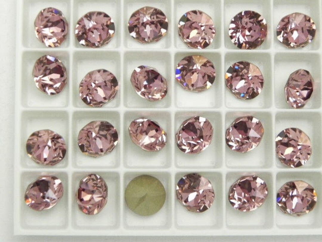 Antique Pink F (39ss-8mm) Swarovski 1088 XIRIUS Chatons Rhinestones - Etsy