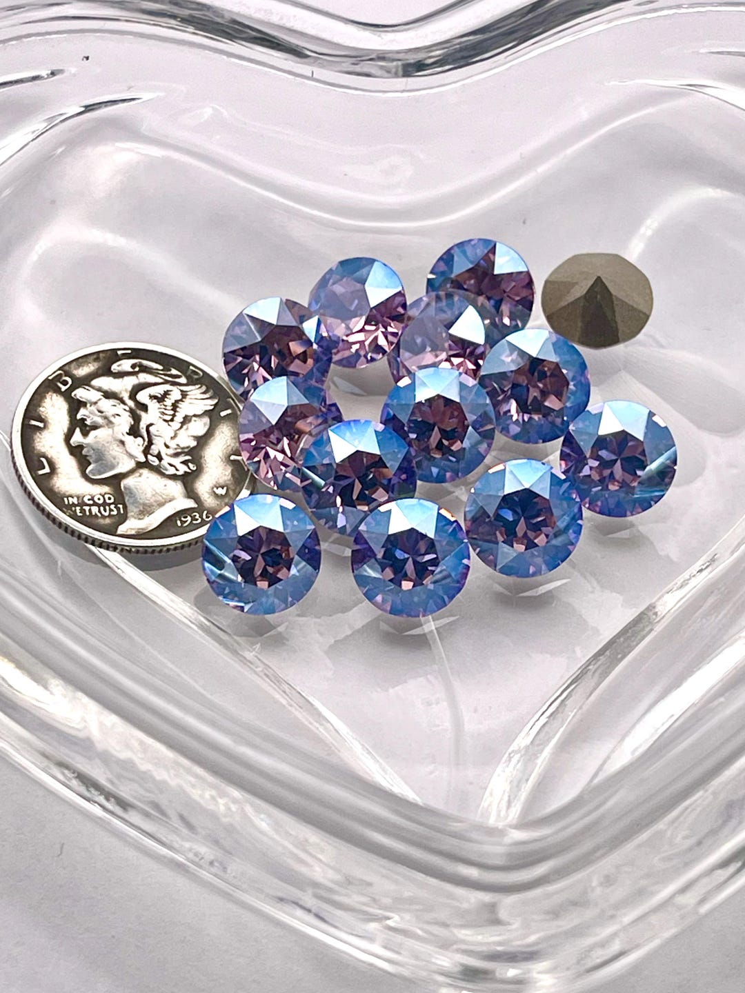 Violet Moonlight F (8mm - 39ss) Swarovski 1088 XIRIUS Chaton ...
