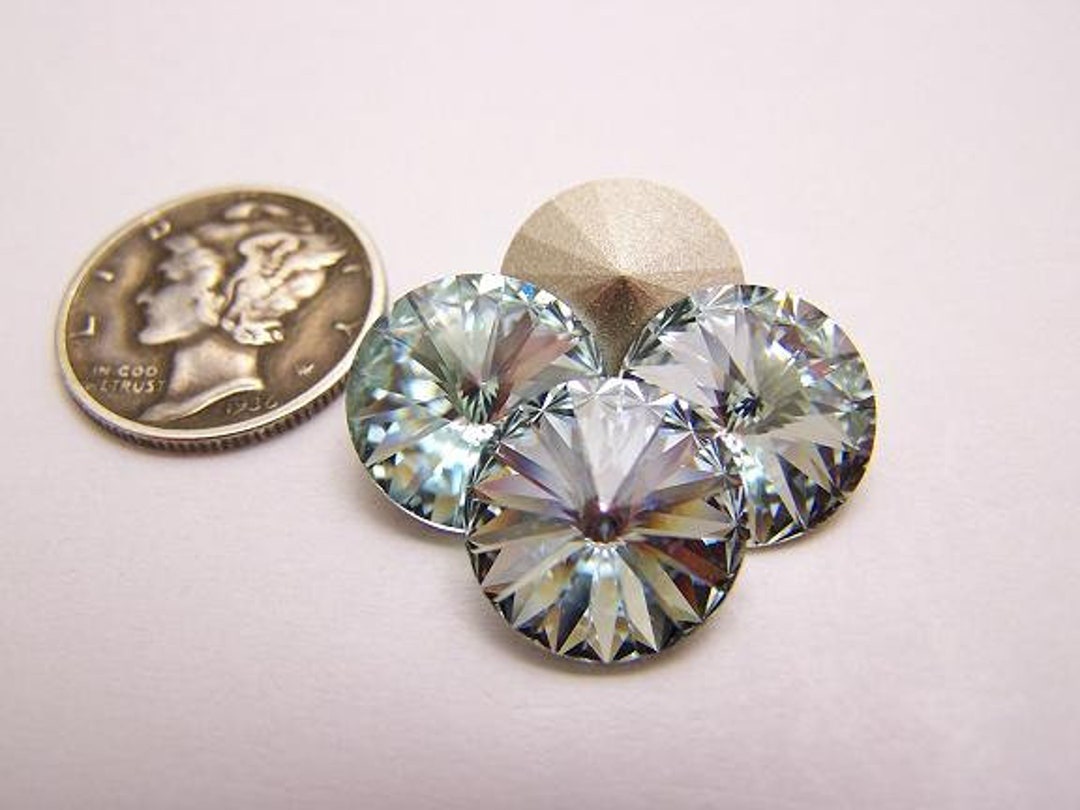 Light Azore F 12mm Swarovski 1122 Rivoli Stones Special Production - Etsy