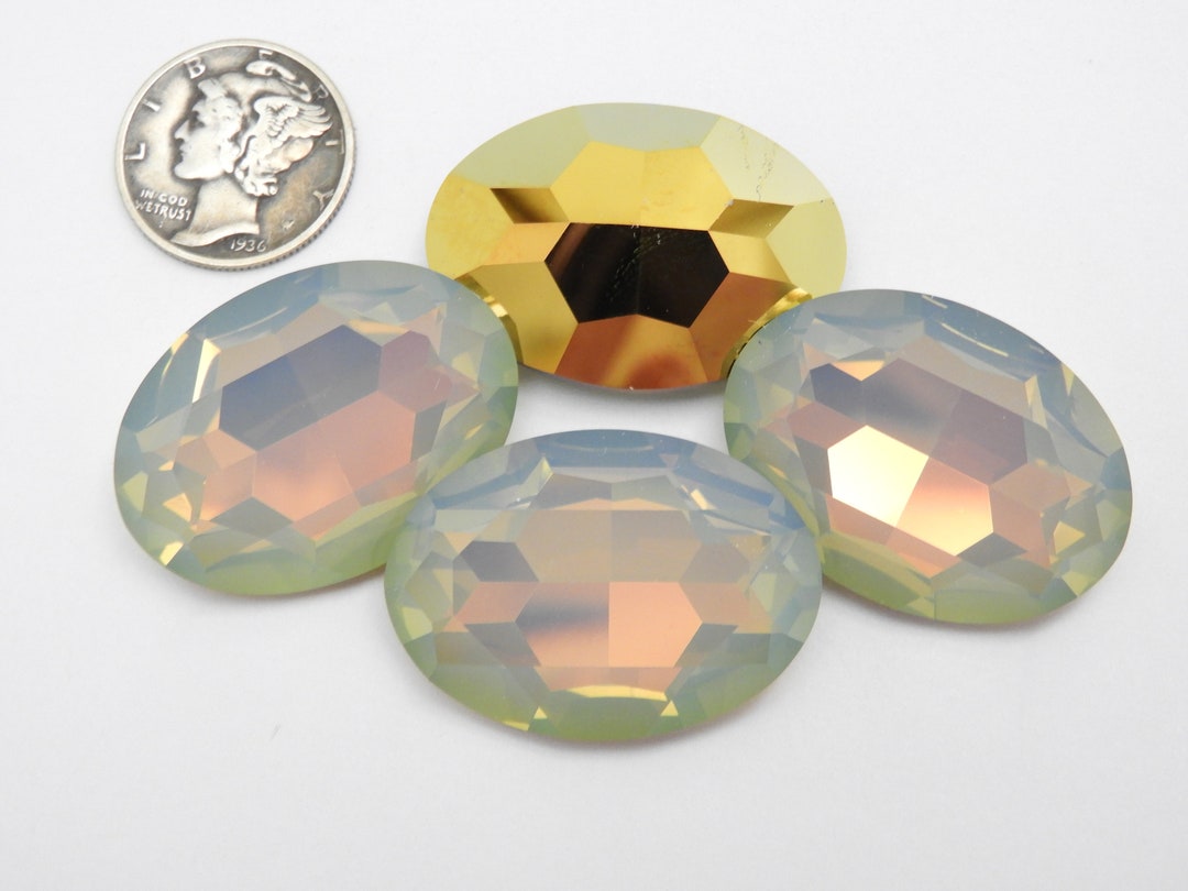 Angel Dreams UNF (30x22mm) Swarovski 4127 Oval Fancy Stones - Etsy