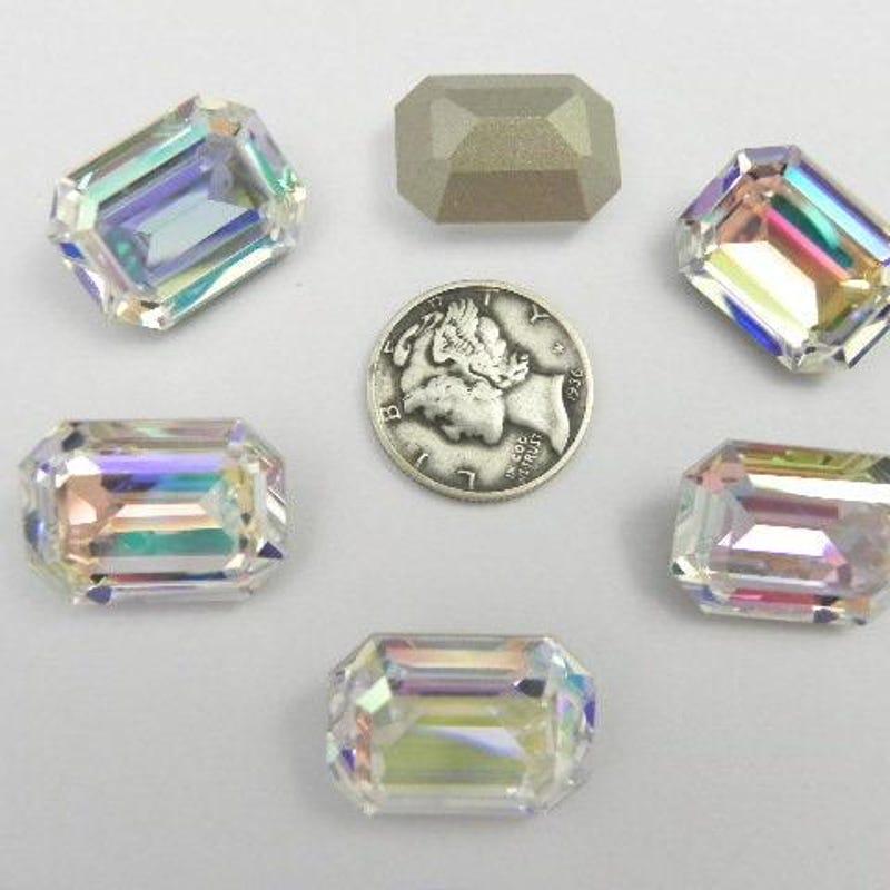 Rectangle Crystal - Etsy