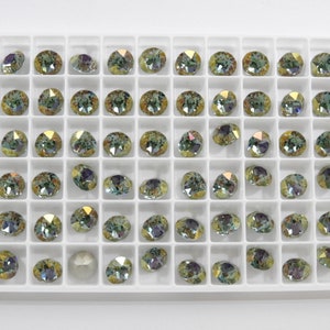 Oceanside Mist F (39ss-8mm) Swarovski 1088 XIRIUS Chaton Rhinestones - Etsy