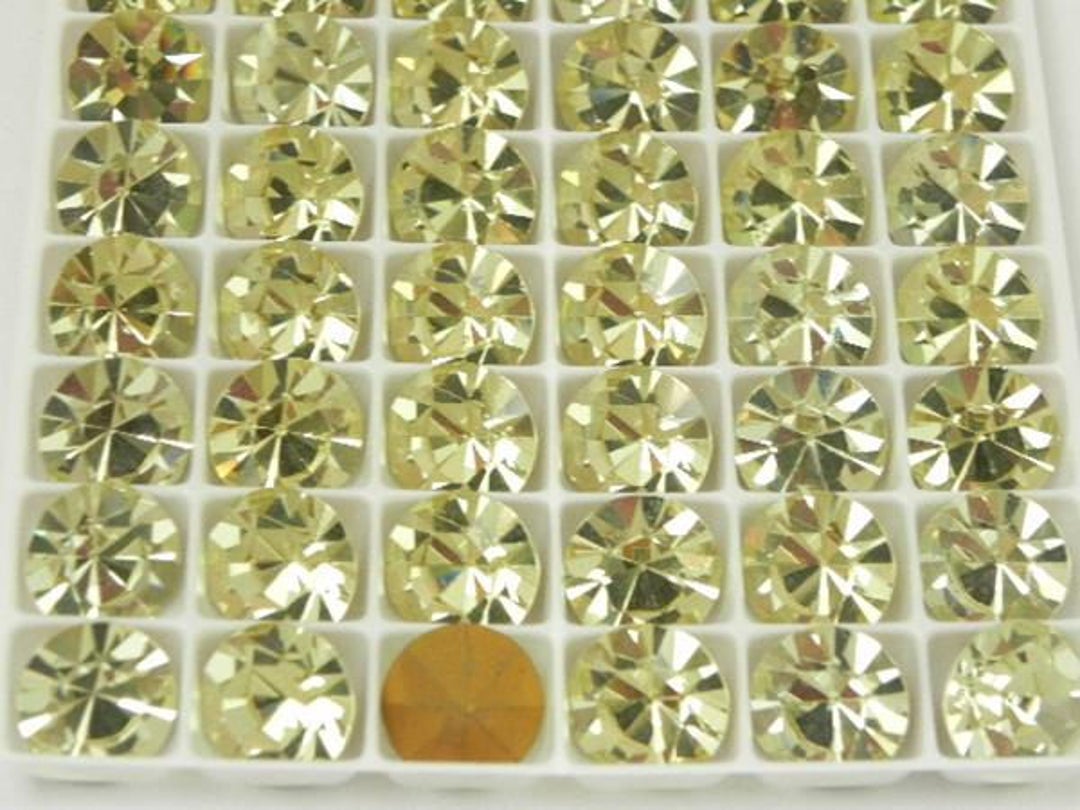 Jonquil GF (47ss - 10mm) Vintage Swarovski Art 1100 Chaton Rhinestones ...