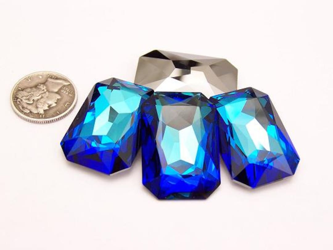 Bermuda Blue UNF (27x18.5mm) Swarovski Art 4627 Stones - Etsy