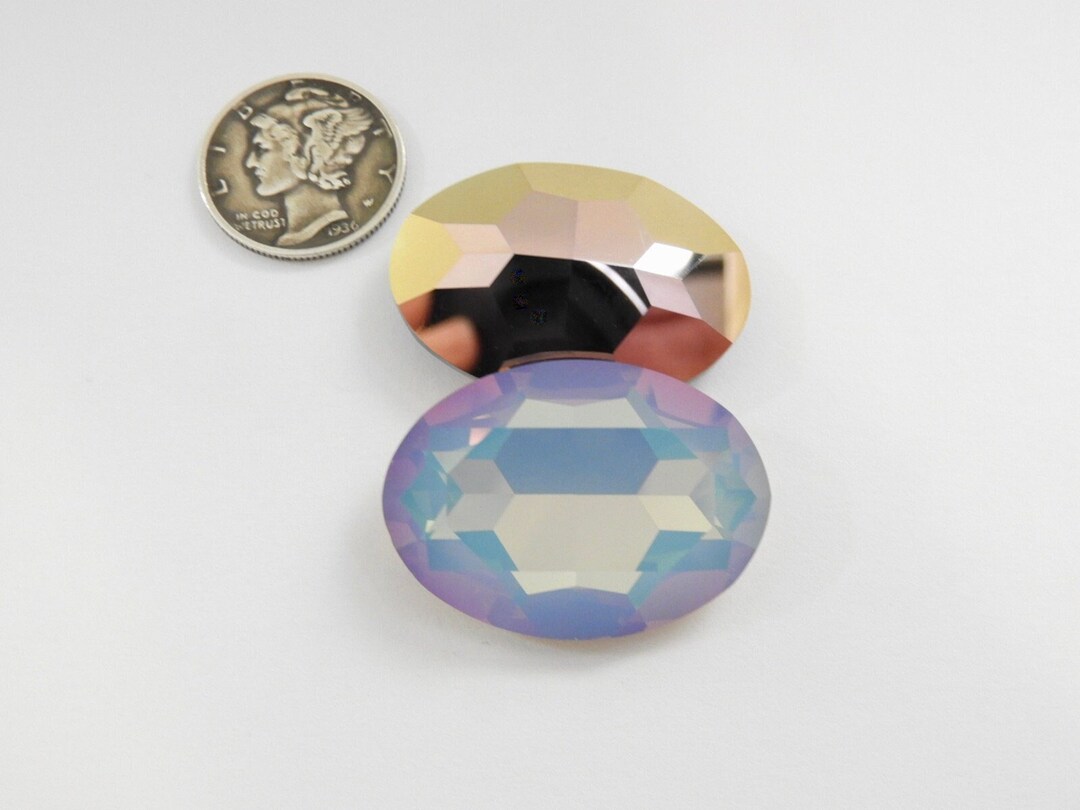 Angel Blessings UNF (30x22mm) Swarovski 4127 Oval Fancy Stones - Etsy