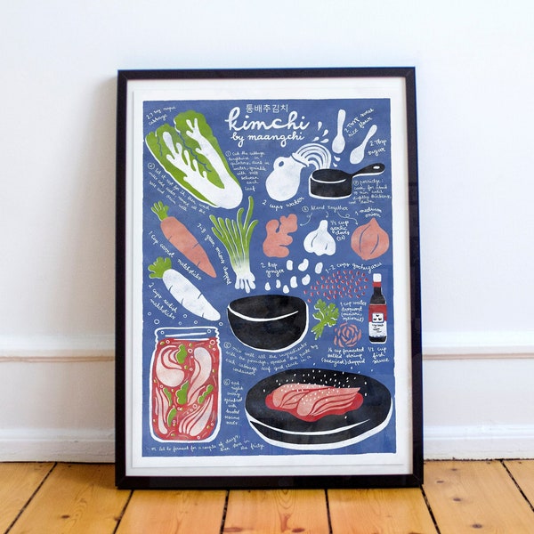 Illustrated Recipe - Etsy