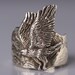 Hawk Ring in Sterling Silver, Animal Nature Ring, Nature Silver Ring ...