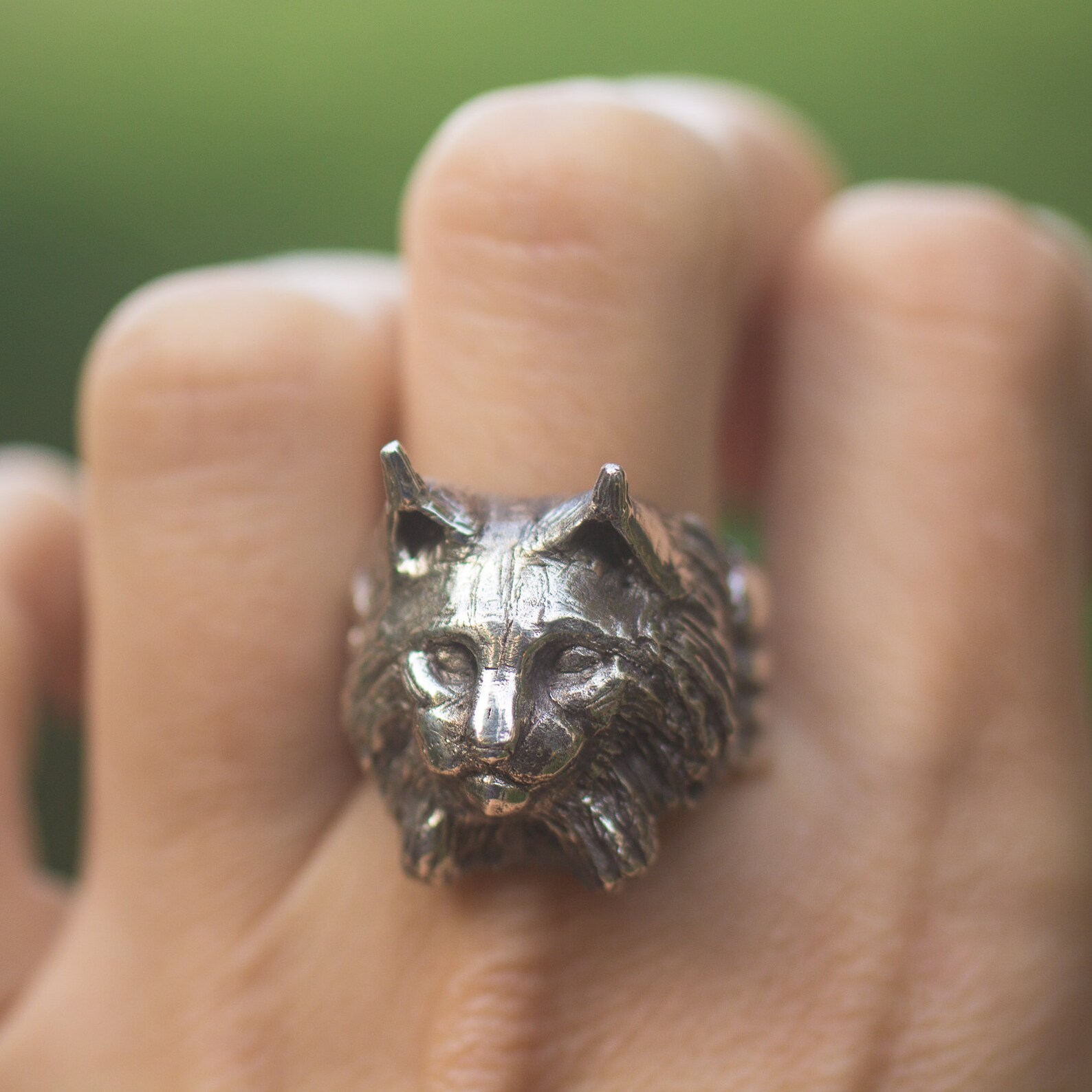 Lynx Ring Wild Cat Ring Man Statement Ring Biker Ring | Etsy