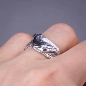 Whale Ring Sterling Silver, Sea Animal Ring, Ocean Ring, Humpback Whale ...