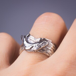 Whale Ring, Sterling Silver, Sea Animal Ring, Ocean Ring, Humpback ...
