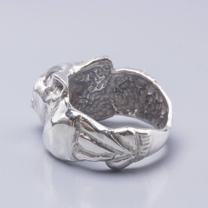 Cougar Ring Animal Sterling Silver Ring Totem Animal Ring - Etsy