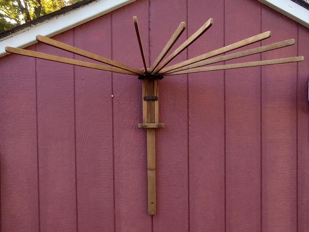 Antique-vintage Wood Clothes Drying Rack / Primitive Decor Drying Rack ...