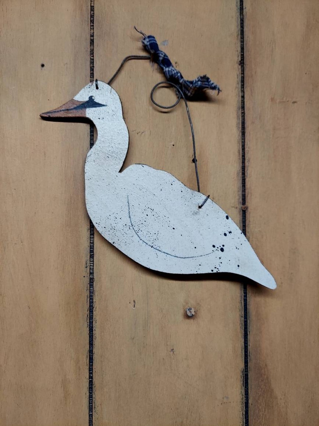Ornament / Goose Ornament / Handcrafted Hand Painted Farmhouse-country ...
