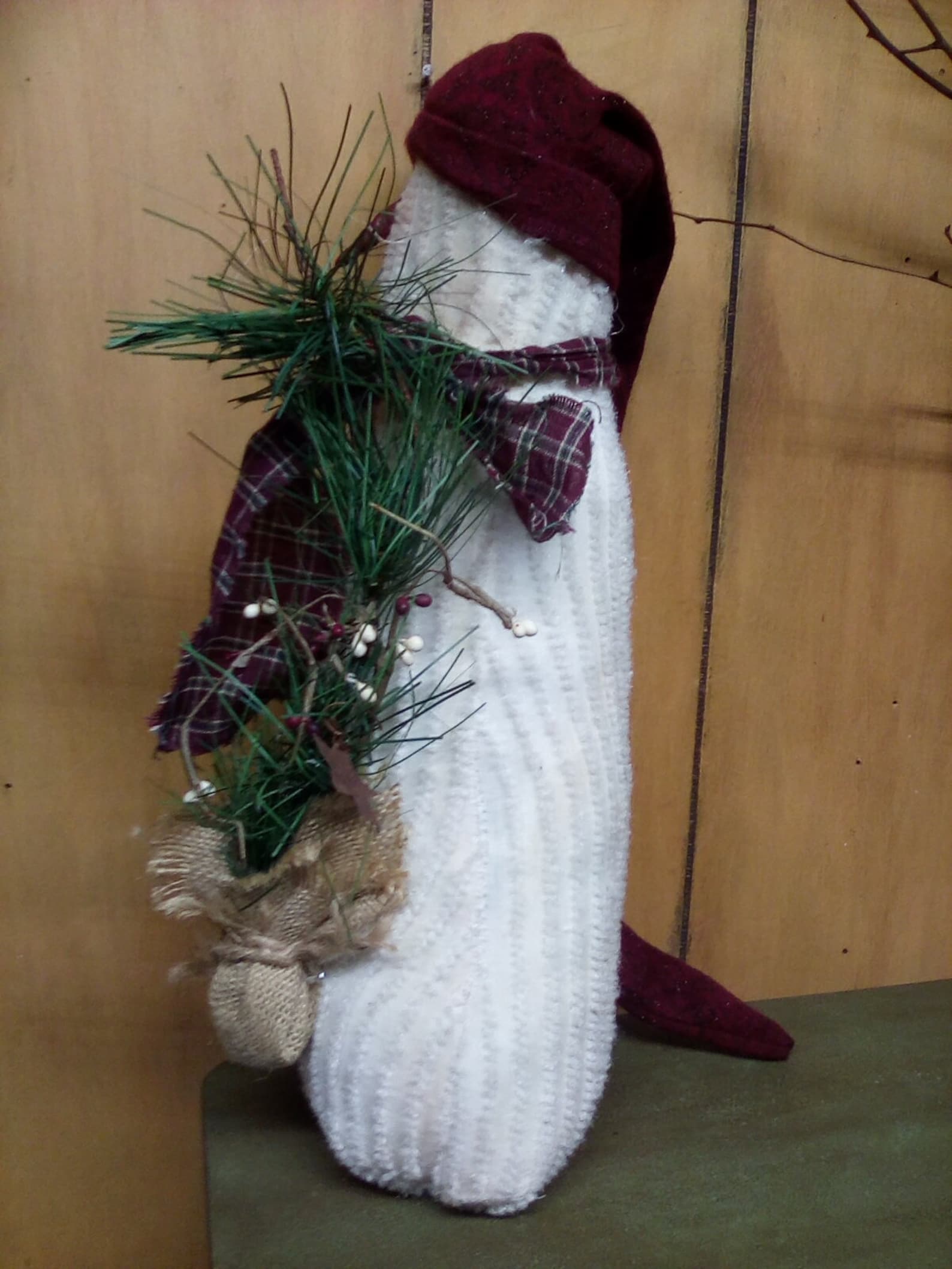 Snowman / Primitive Decor Large Vintage Showman / Large - Etsy